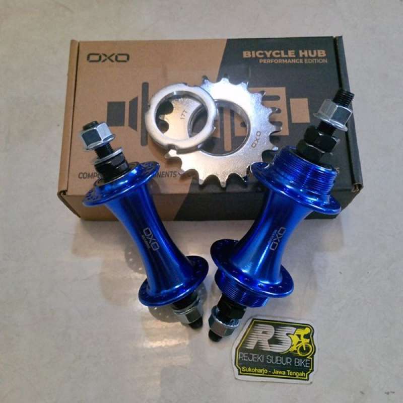 Jual Hub Sepeda Fixie 36h Oxo Sealed Bearing Plus Cog 16t / 17t Fixed ...