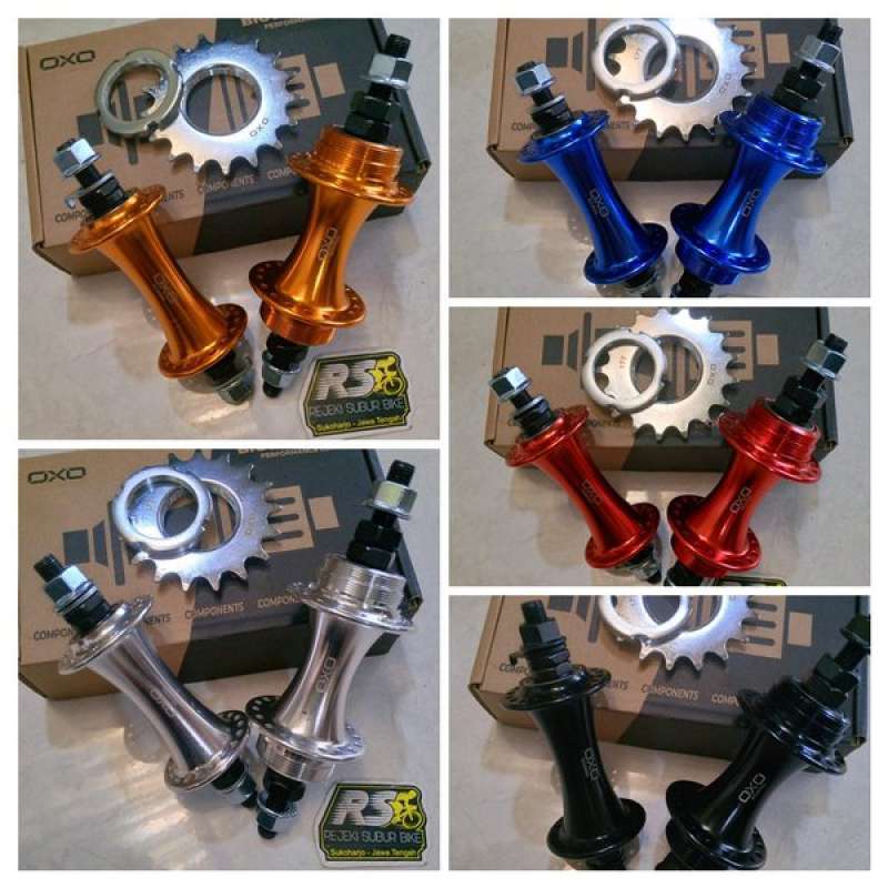 Jual Hub Sepeda Fixie 36h Oxo Sealed Bearing Plus Cog 16t / 17t Fixed ...