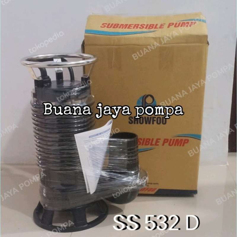 Promo Pompa Submersible 5hp 3phase Showfou Ss 532 D Mede In Taiwan ...