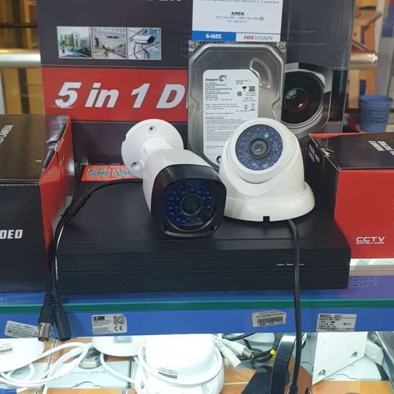Promo Paket Cctv 4 2 Camera 3mp Full Hd Infrared Night Vision Diskon 23 ...