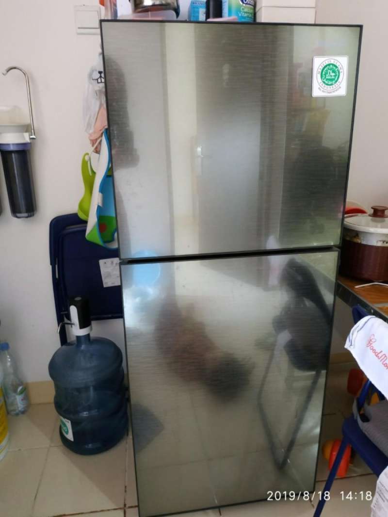 Promo Kulkas 2 Pintu Sharp Sj 246 Xg Glass Door Shine No Frost Diskon 23% Di Seller Sejahtera ...