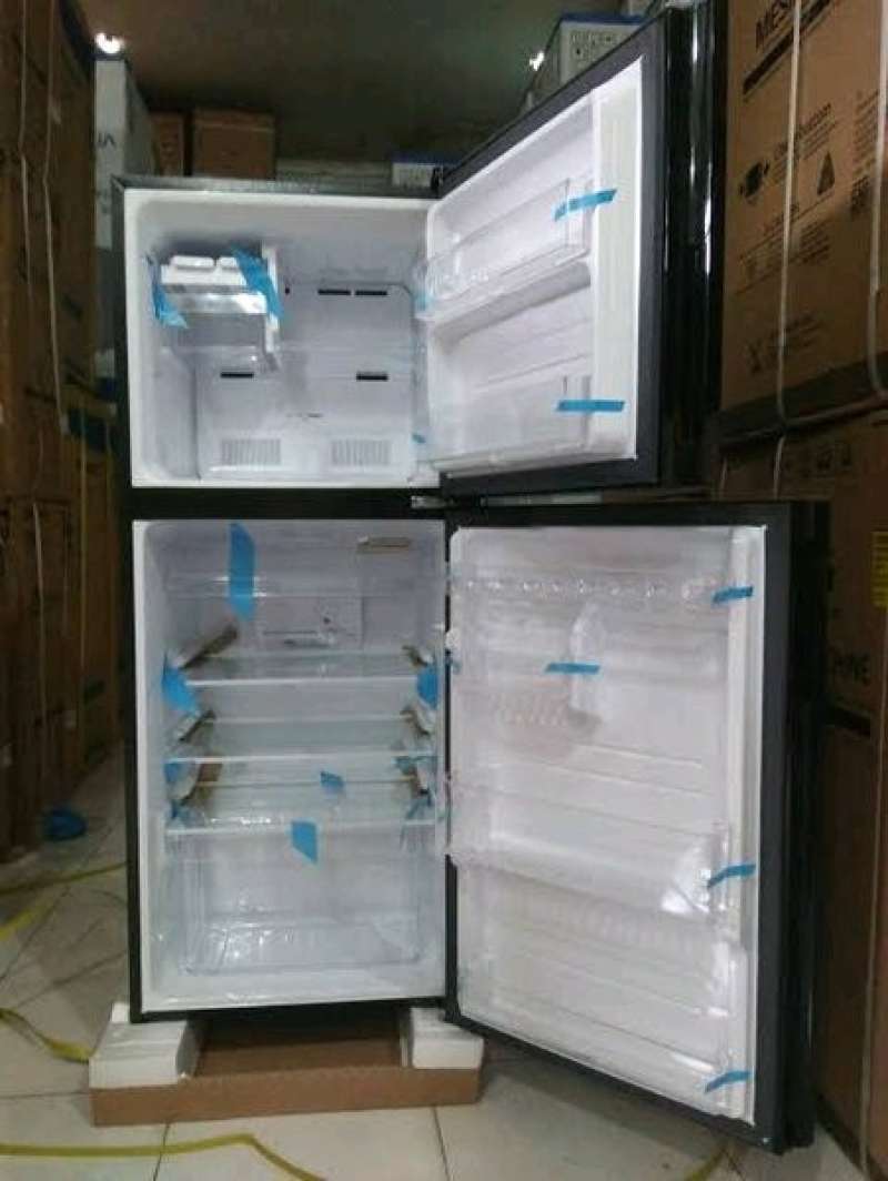 Promo Kulkas 2 Pintu Sharp Sj 246 Xg Glass Door Shine No Frost Diskon 23% Di Seller Sejahtera ...