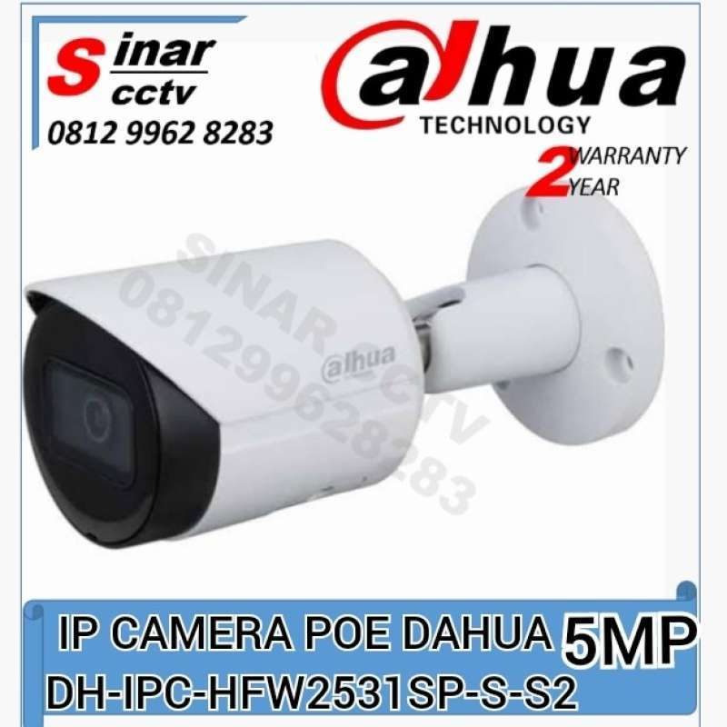 Promo Ip Camera Poe 5mp Dh-ipc-hfw2531sp-s-s2 Garansi Resmi Diskon 23% Di Seller Tuplens Store ...