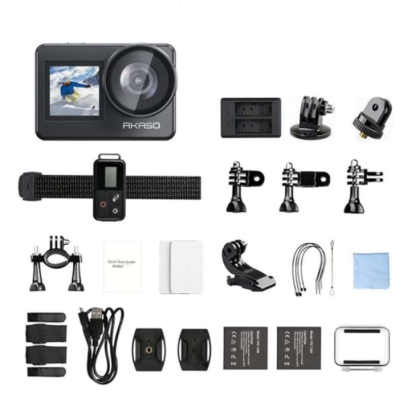 Promo Akaso Brave 7 4k 30fps 20mp Wifi Action Camera Eis Touch Screen ...
