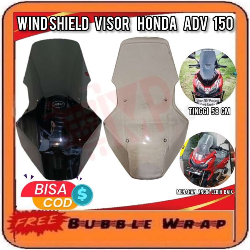 Promo Visor Honda Adv 150 Ad Limited Edition Winshield Tameng Winsil ...