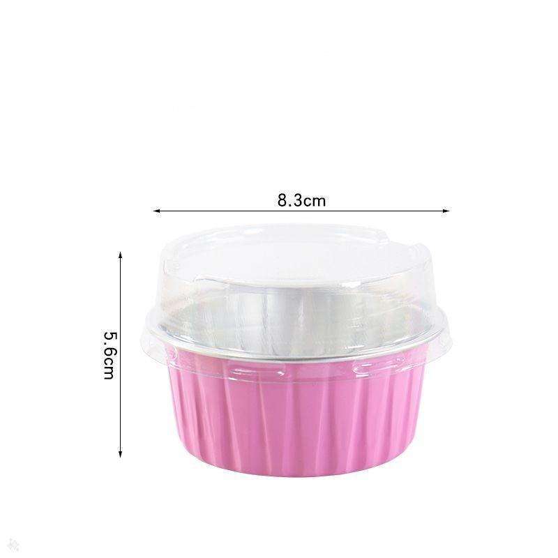 Jual 10pcs - Premium Aluminium Foil Cup Kue Korean Dessert Box Kotak ...