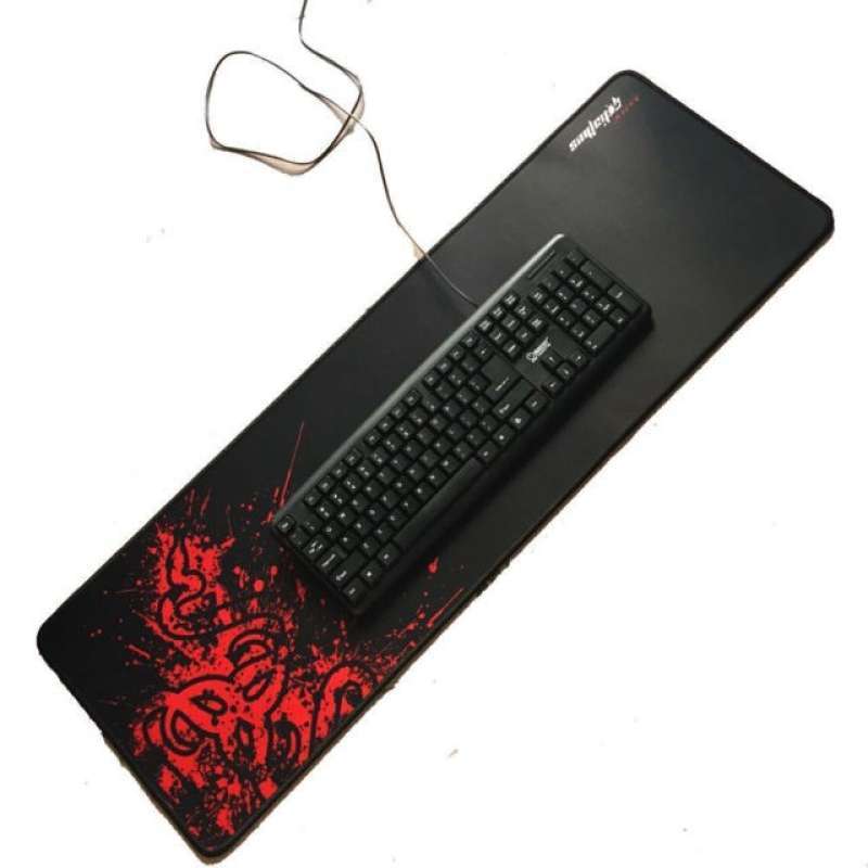 Promo Gaming Mouse Pad Xl Desk Mat 30 X 80cm - Model T1 Diskon 23% Di ...