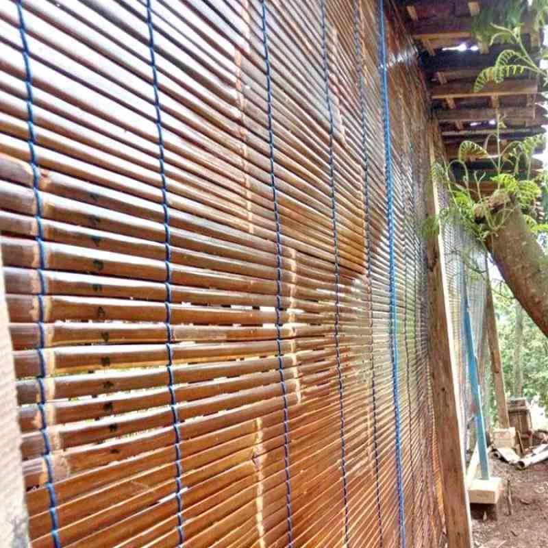 Jual Tirai Bambu 100x200 Kulit Sudah Vernis Krei Bambu Outdoor - L-1m X ...