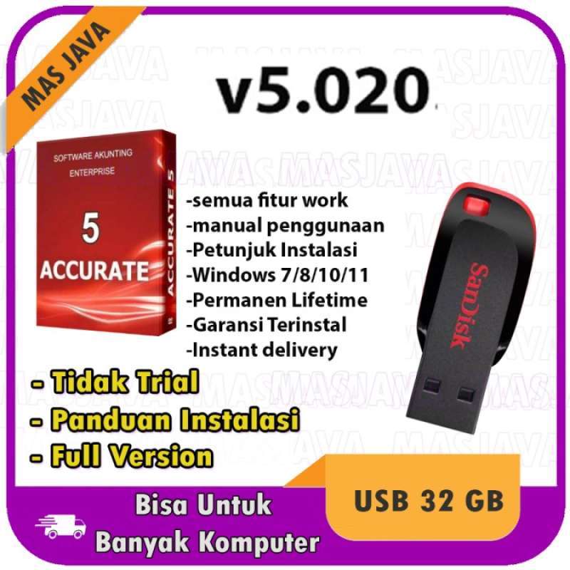 Jual Usb Flashdisk - Accurate 5 Enterprice / Program Akuntansi Di ...