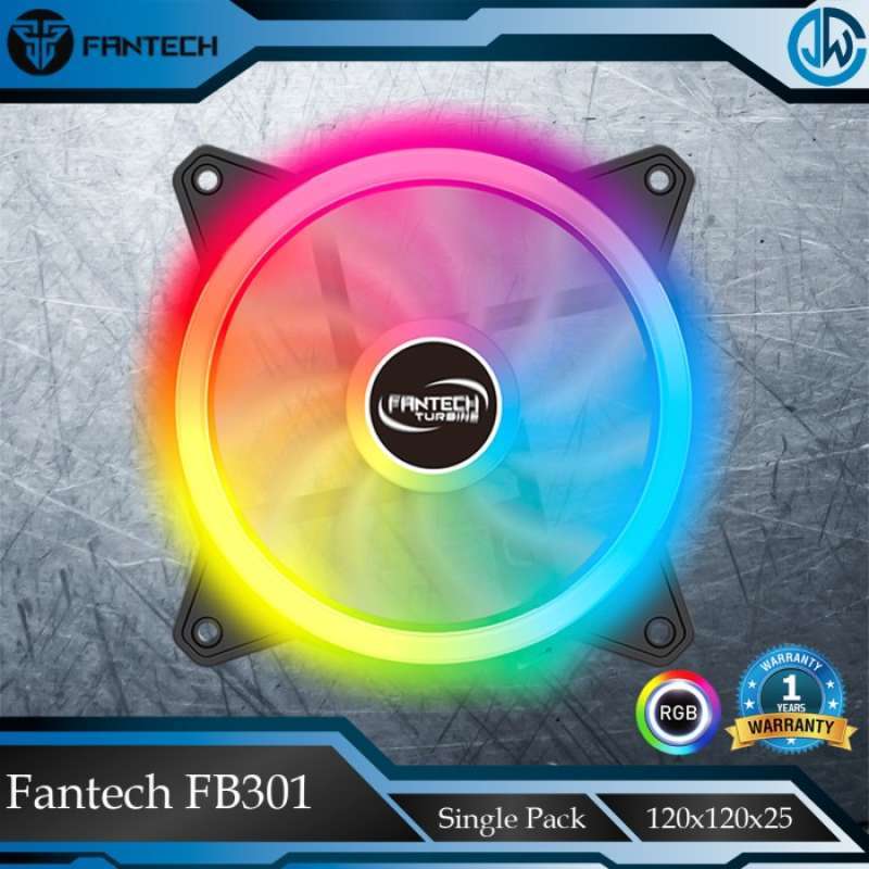 Promo Fantech Fb301 Turbine, Fan Case Rgb 12cm|120mm Additional Fan ...