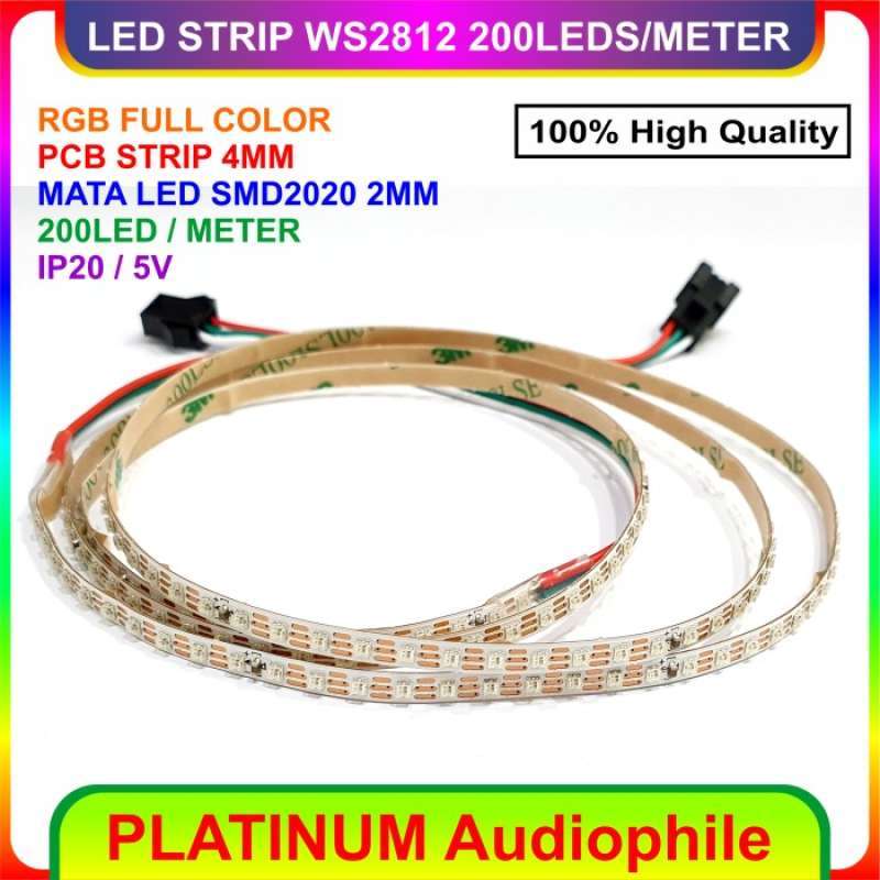 Promo Promo- Led Strip Ws2812 200led / Meter Smd2020 Diskon 50% Di ...