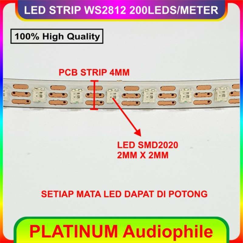 Promo Promo- Led Strip Ws2812 200led / Meter Smd2020 Diskon 50% Di ...