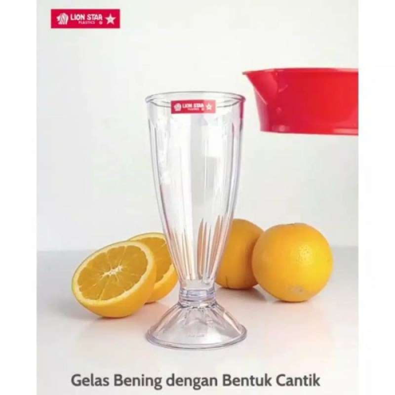 Promo Lion Star Gl 40 Davina Gelas Jus Plastik Bening Akrilik 450 Ml 6 Pcs Diskon 23% Di Seller ...