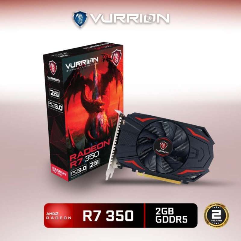 Promo Vga Card / Vga Amd Vurrion R7 350 / R7 350 2gb Gddr5 128bit ...