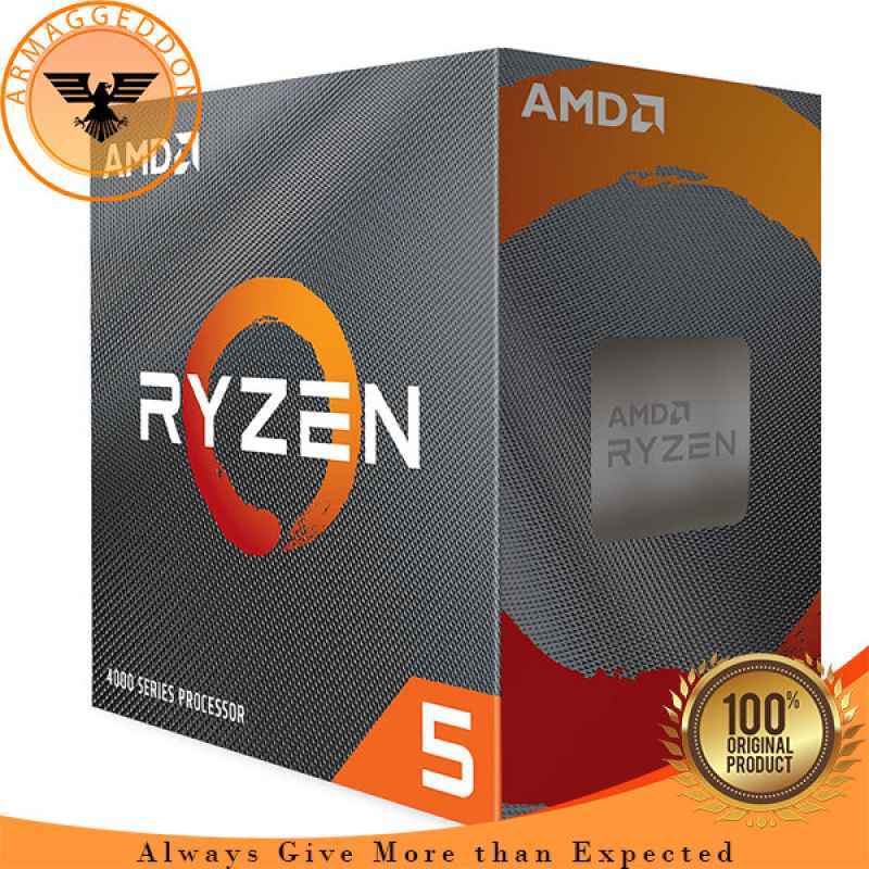 Promo Cessor Amd Ryzen 5 4600g 3.7ghz Up To 4.2gh Box Socket Am4 New ...