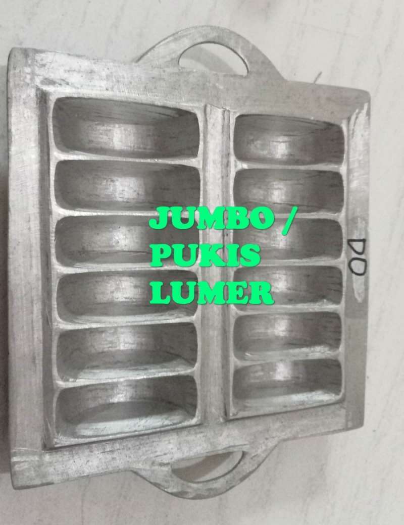 Promo Cetakan Pukis Tebal 12 Lubang Jumbo Kue Pancong Lumer Balok ...