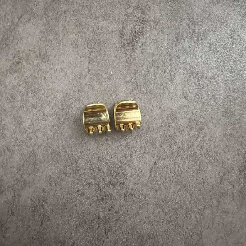 Jual Jepit Rambut Poni Mini Korea Besi Gold Silver Jepitan Kecil Anak ...