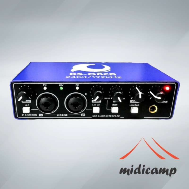 Jual Dolphin Sound Ds Orca Mk2 Audio Interface Soundcard Recording Ds ...