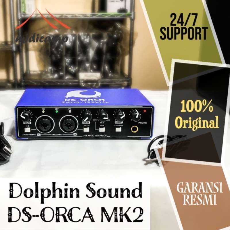 Jual Dolphin Sound Ds Orca Mk2 Audio Interface Soundcard Recording Ds ...