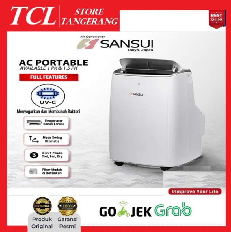 Promo Sansui Sa - L09p2 Air Conditioner Ac Portable 1 Pk Japan ...