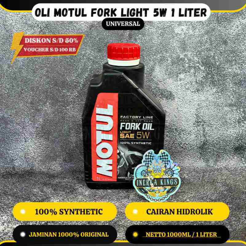 Jual Oli Motul Fork Oil Shock Hidrolik Fl 5w 10w Full Synthetic 1 Liter - 5w Di Seller Inerka ...