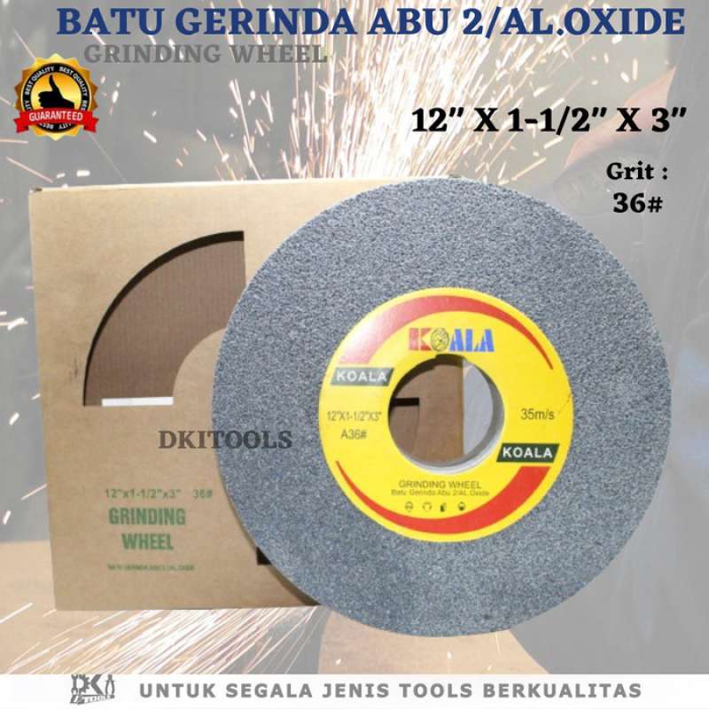 Promo Mata Batu Poles Gerinda Duduk Abu 2/al.oxide 12 X 1.5 X 3 Inch ...