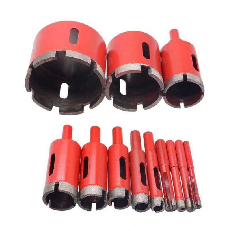 Promo Set Mata Bor Hole Punch Carbide Core Drill Bit 6mm-30mm 11 Pc ...