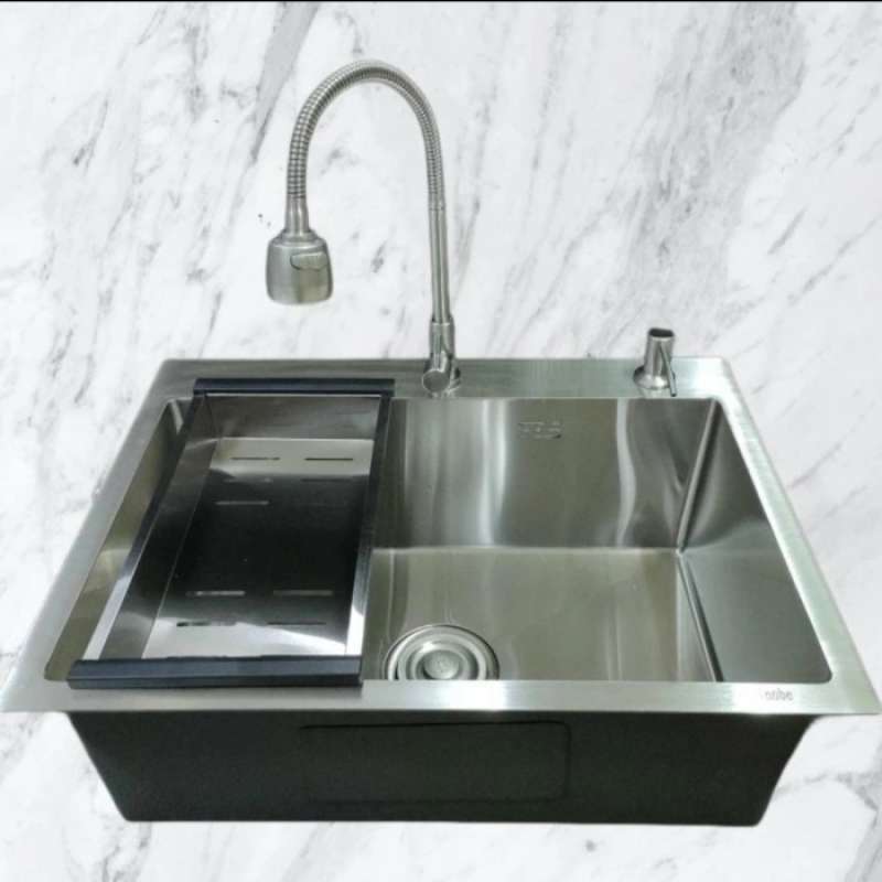Promo Paket Lengkap Kitchen Sink Inobe 6045 Stainless Paket Kran ...