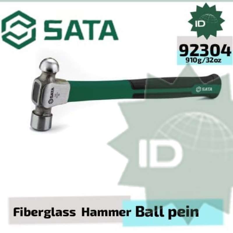 Promo Palu Sata 92304 Ball Pein Hammer Fiberglass 32oz Diskon 23% Di Seller Kulee Store ...