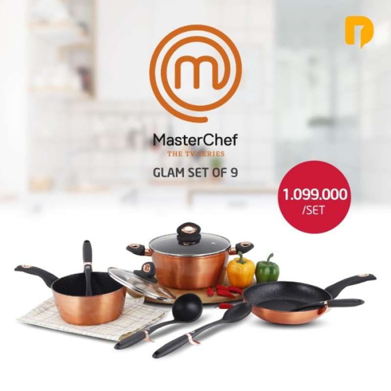 Promo Master Chef Glam Set Of 9 Panci Set Granite Masterchef Limited ...