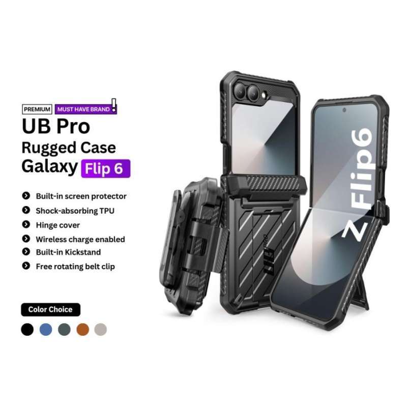 Promo Case Samsung Galaxy Z Flip 6 Flip6 Supcase Ub Pro Rugged Case ...