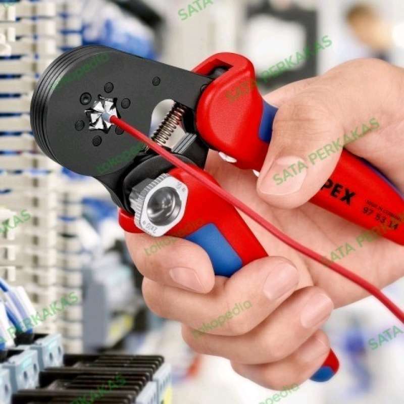Promo Tang Crimping 97 53 14 Knipex Self-adjusting Crimping For Wire ...