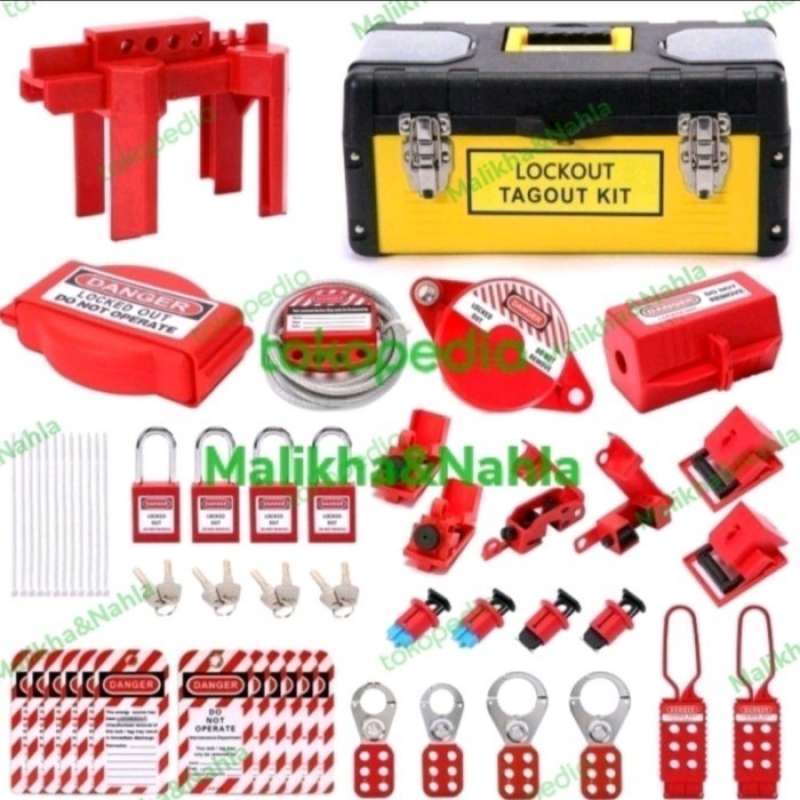 Promo Lockout Tagout - Lock Out Tag Out Kit Safety Padlocks Kebayoran Diskon 23% Di Seller Kulee ...