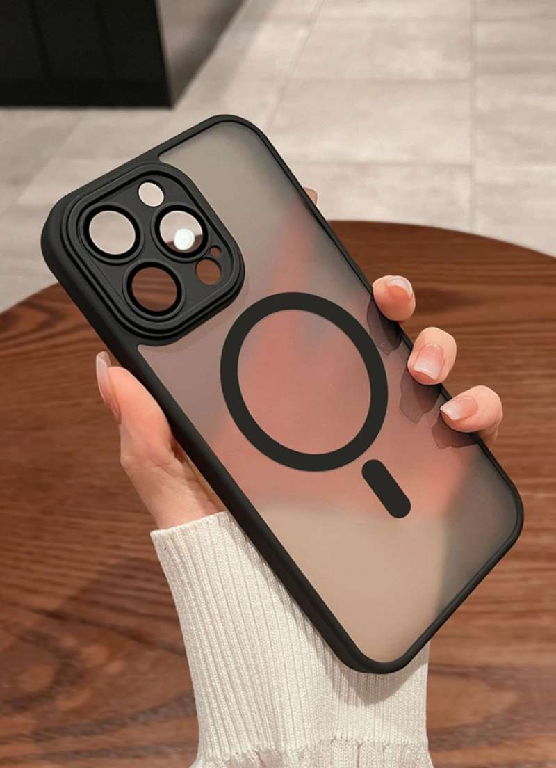 Jual Case Magnetic Matte Luxury MagSafe With Camera Protection Casing Pelindung Kamera For ...