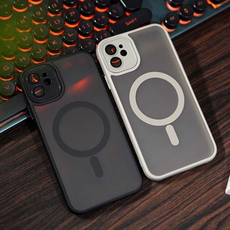 Jual Case Magnetic Matte Luxury MagSafe With Camera Protection Casing Pelindung Kamera For ...