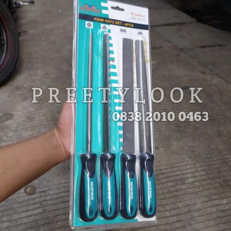 Promo Kikir Kayu Wipro- Files Wood Set 4 Pcs 10 Inch Quality Diskon 23% ...