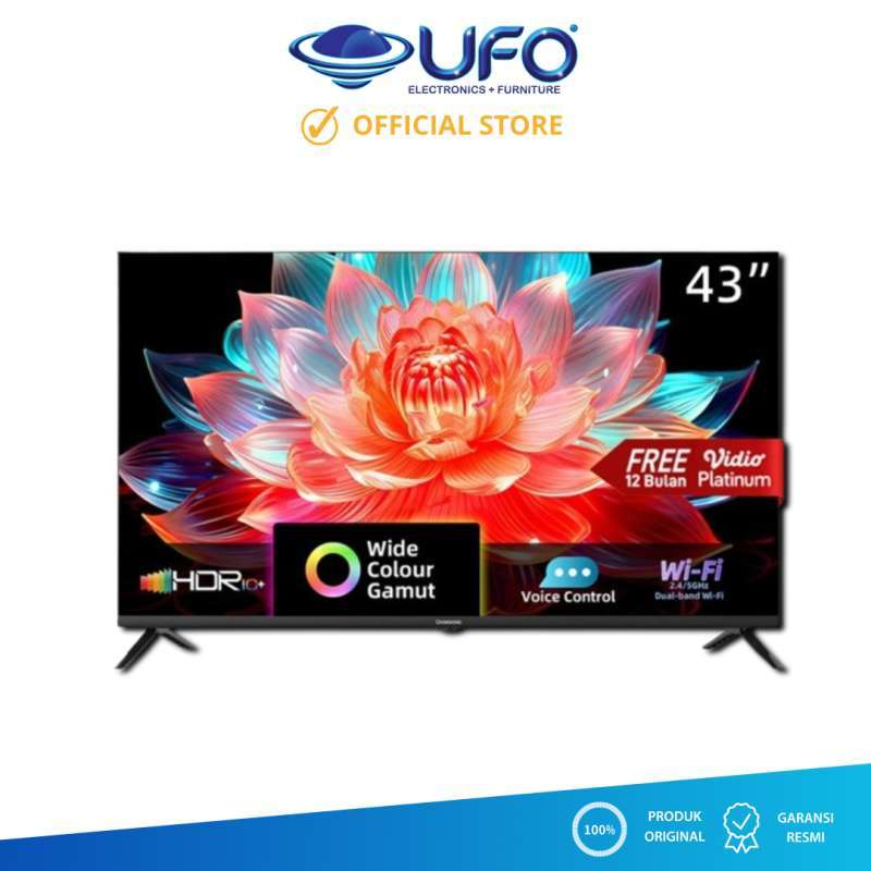 Jual Changhong Qled 2k 43 Inch Smart Google Tv L43qcn1 Di Seller Ufo ...