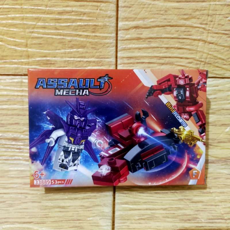 Promo Mainan Balok Susun Edukatif Brick Robot Gundam Assault Mecha ...