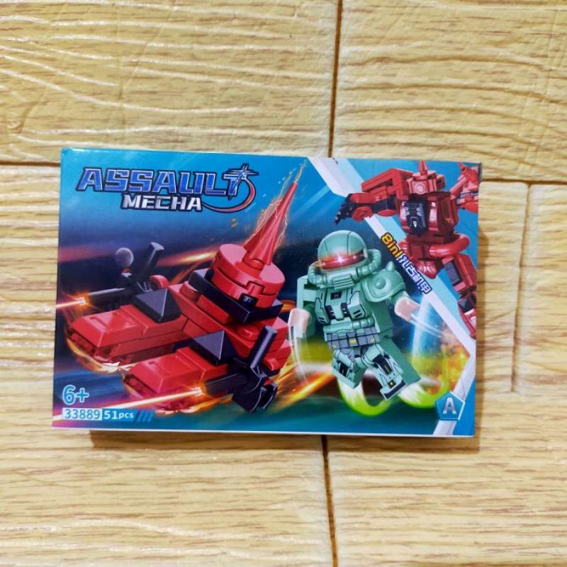 Promo Mainan Balok Susun Edukatif Brick Robot Gundam Assault Mecha ...