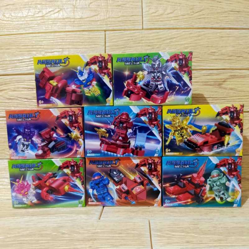 Promo Mainan Balok Susun Edukatif Brick Robot Gundam Assault Mecha ...