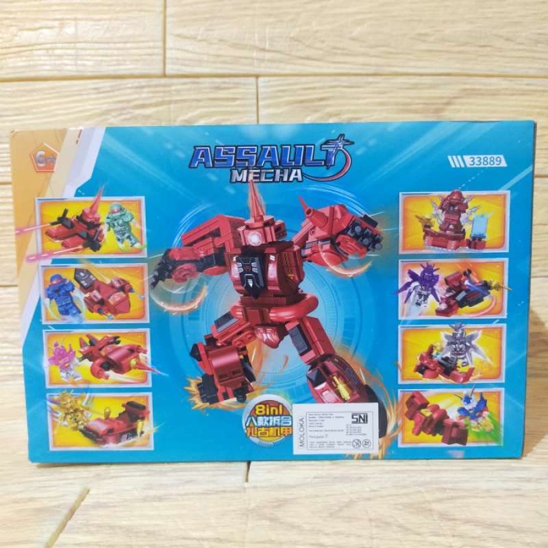 Promo Mainan Balok Susun Edukatif Brick Robot Gundam Assault Mecha ...