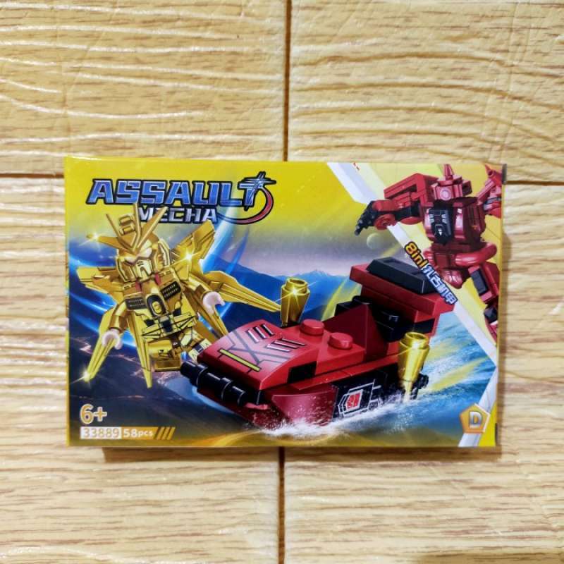 Promo Mainan Balok Susun Edukatif Brick Robot Gundam Assault Mecha ...