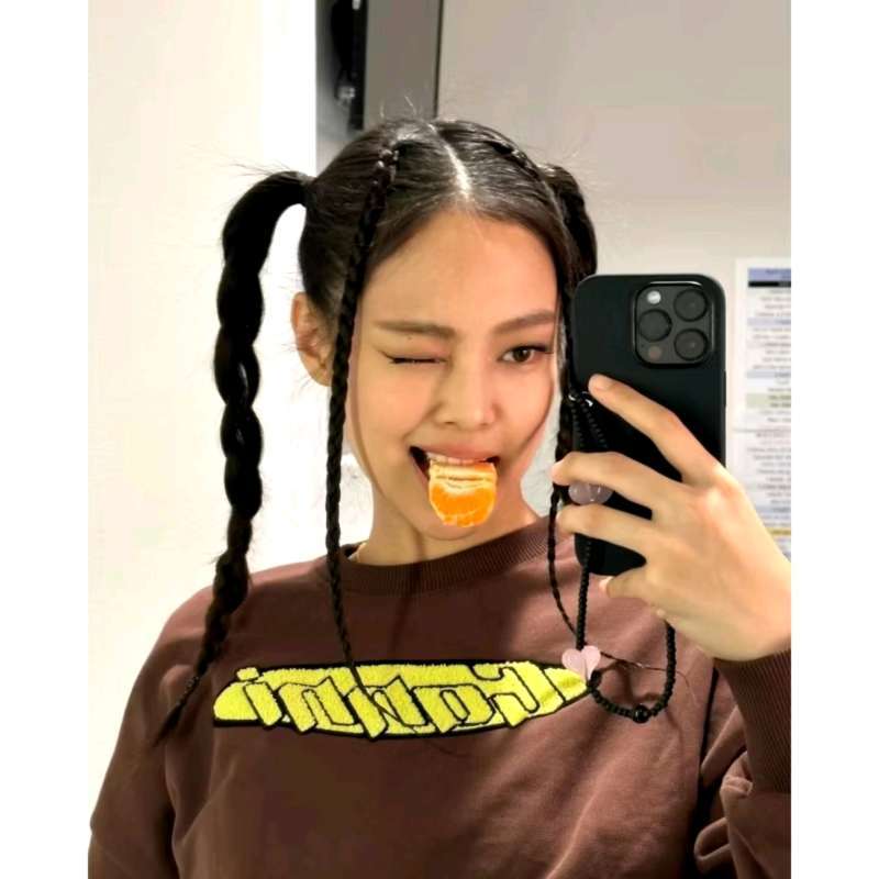 Jual Phonestrap Love Ala Blackpink Double Heart Beads Phone Strap Tali Gantungan Hp Kpop Idol ...