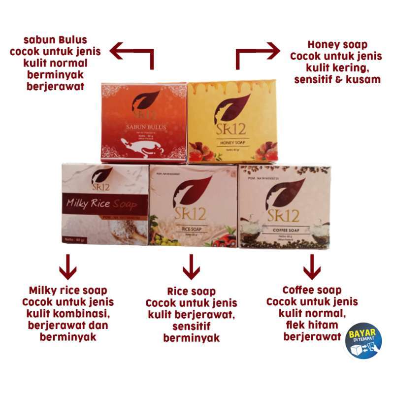 Jual All Variant Facial Wash Soap Bar By Sr12 - Honey Soap Di Seller ...