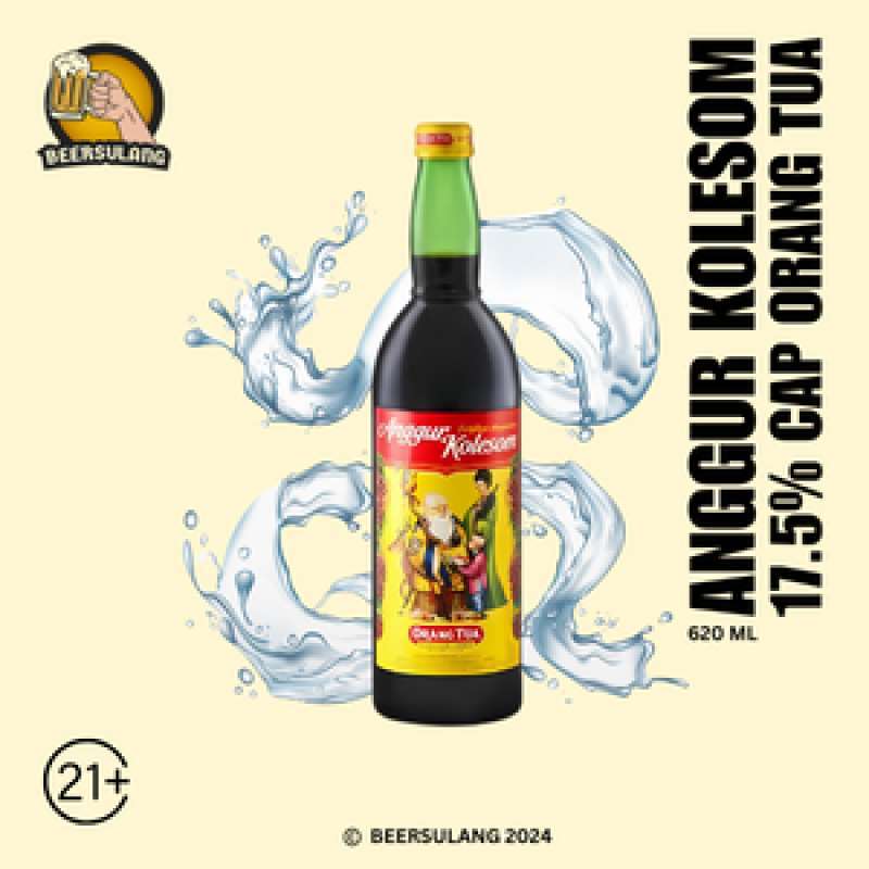 Jual Anggur Kolesom 17.5% Cap Orang Tua 620ml [beersulang 100% Original] Di Seller Beersulang ...