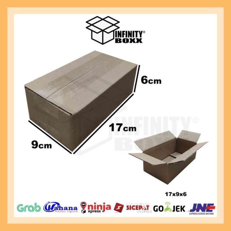 Promo Kardus Karton Box Packaging 17x9x6 Polos 500 Pc Terbaik Diskon 18 ...