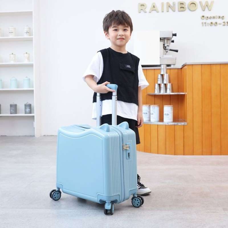 Jual Koper Stroller Lazy Anak Luggage 2 In 1 Koper Duduk Anak Qbox Q ...