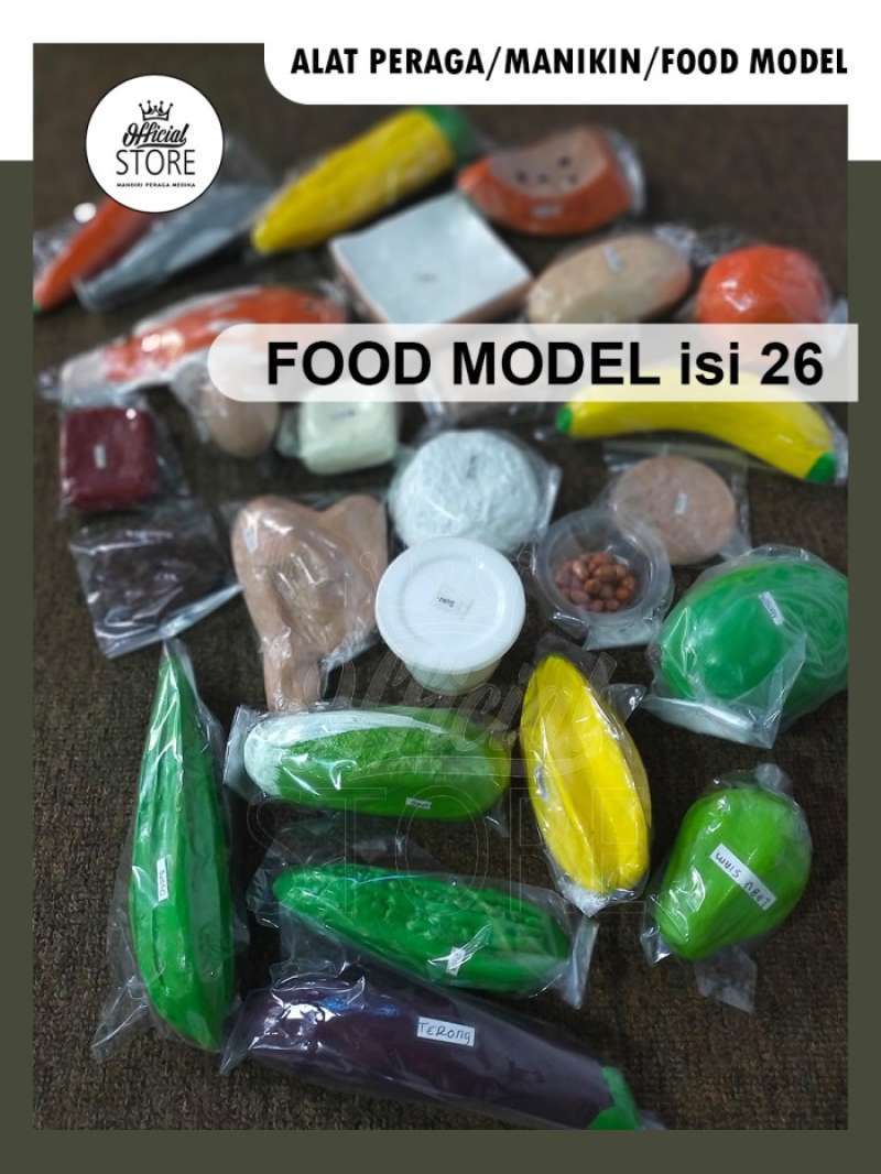 Jual Food Model/ Alat Peraga Replika Makanan Isi 26 Di Seller Reaver ...