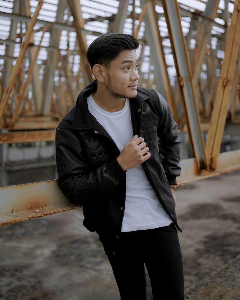 Jual Original Bgsr Jaket Keren Varsity Skull Fullblack / Jaket Pria ...