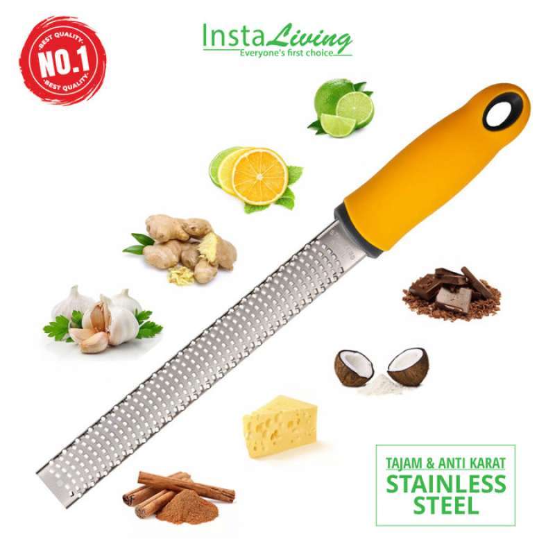 Jual Alat Parut Grater Stainless Steel Parutan Lemon Zester Cheese ...